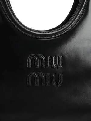 Miu Miu Large Ivy Leather Tote Bag