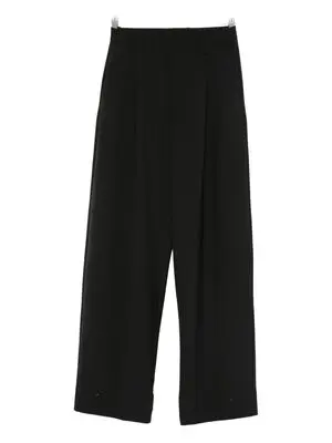 Moncler Wool Blend Trousers - Multicolor