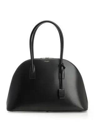 Saint Laurent Calfskin Duffle Bag - Black