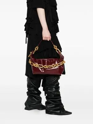 Balmain Medium Leather Shoulder Bag - Multicolor