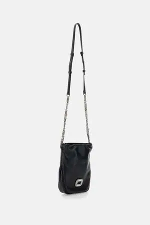 ROGER VIVIER Black Shoulder Bag With Chain Strap