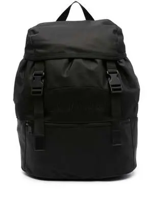 Saint Laurent Embroidered Recycled Nylon Backpack - Multicolor
