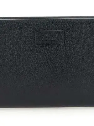 Gucci Leather Super Mini Crossbody Bag With Logo Patch