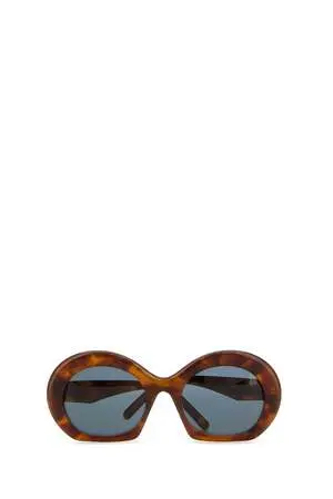 Loewe Printed Acetate Oval Sunglasses - Multicolor