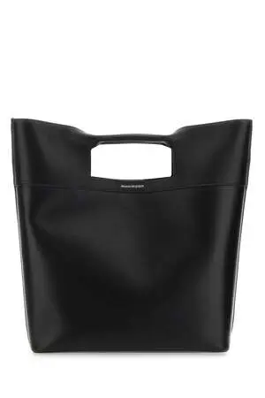 Alexander McQueen The Square Bow Shopping Bag - Black
