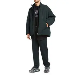 Balenciaga Embroidered Logo Zip Jacket