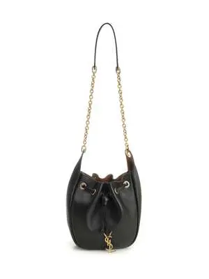 Saint Laurent Leather Bucket Bag