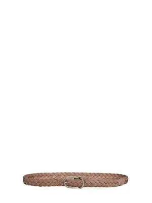 Brunello Cucinelli Suede Woven Belt - Multicolor