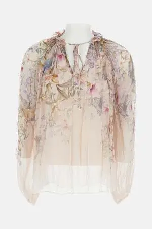 Zimmermann Rebellion Billow Blouse - Multicolor