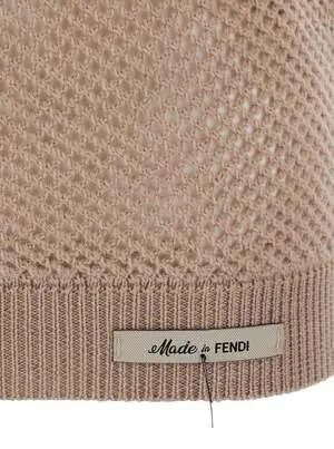 Fendi Open Knit Wool Sweater