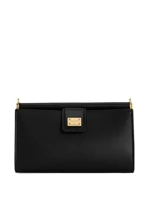 Dolce & Gabbana Leather Phone Bag With Gold-tone Hardware - Multicolor