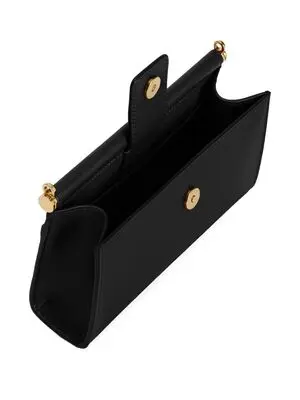 Dolce & Gabbana Leather Phone Bag With Gold-tone Hardware - Multicolor