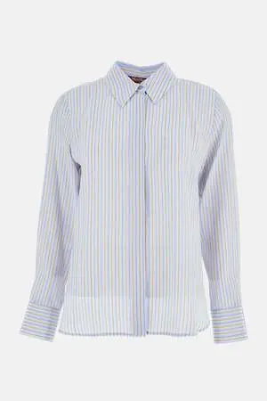 Max Mara Silk Stripe Shirt