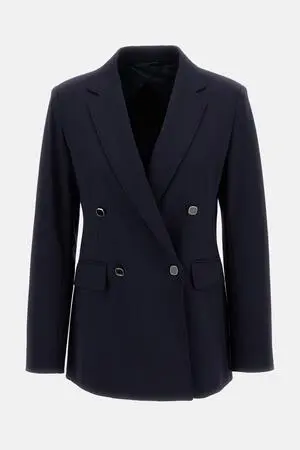 Max Mara Jersey Riviera Double Breasted Blazer