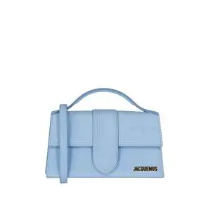 Jacquemus Le Grand Bambino Crocodile Effect Shoulder Bag - Blue
