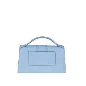 Jacquemus Le Grand Bambino Crocodile Effect Shoulder Bag - Blue