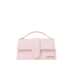 Jacquemus Le Grand Bambino Crocodile Effect Shoulder Bag - Pink