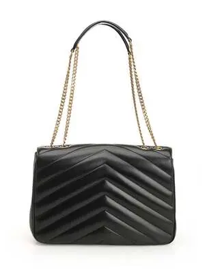 Saint Laurent Large Loulou Bag - Black