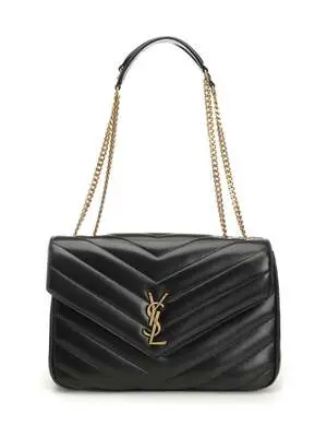 Saint Laurent Saint Laurent Large Loulou Bag Black
