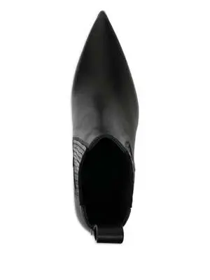 Rick Owens Leather Ankle Boots