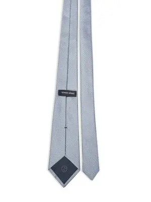 Giorgio Armani Aquamarine Jacquard Silk Neck Tie - Multicolor