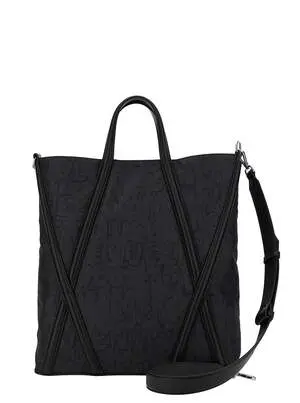 Alexander McQueen The Harness Tote Bag With All-over Graffiti Print - Multicolor