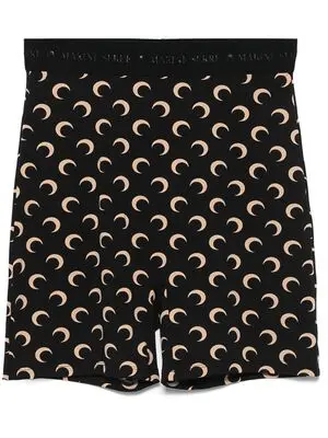 Marine Serre Straight Leg Shorts For Women