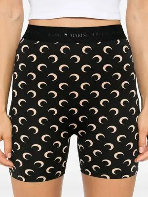 MARINE SERRE Moon Cyclist Shorts - Multicolor