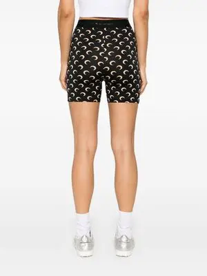 MARINE SERRE Moon Cyclist Shorts - Multicolor