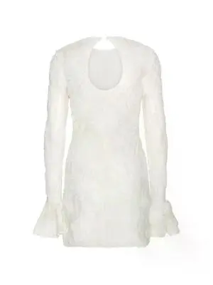 ROTATE BY BIRGER CHRISTENSEN Floral Mesh Mini Dress