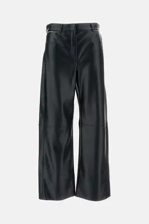 Max Mara Faux Leather Trousers - Multicolor