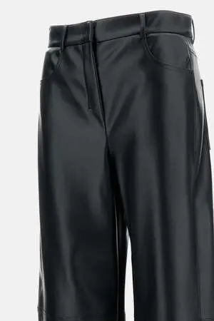 Max Mara Faux Leather Trousers - Multicolor