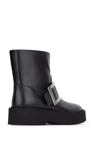 ROGER VIVIER Viv Rangers High Met Bikers Bootie
