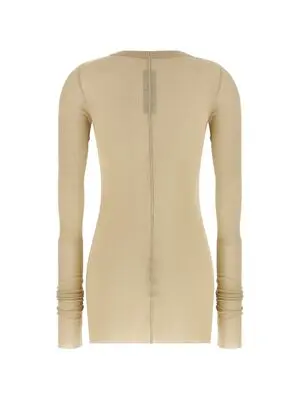 Rick Owens Long Sleeve Ribbed Crewneck T-shirt - Multicolor