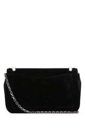 ROGER VIVIER Jeu De Fille" Embellished Clutch With Pearls And Crystal Buckle