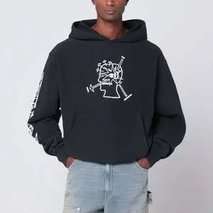 BRAIN DEAD Faded Neuro Free Association Sweatshirt - Black