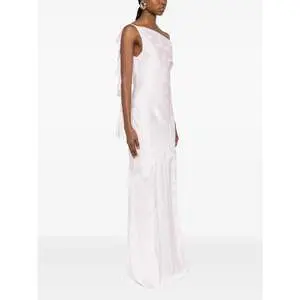 ROTATE BY BIRGER CHRISTENSEN Maxi Dress With Waterfall Detail - Pink