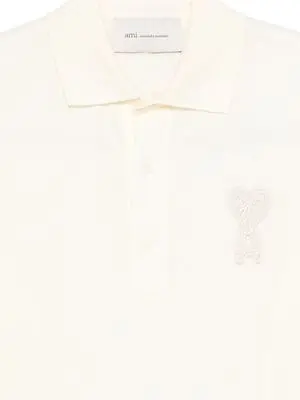 AMI Paris De Coeur Cotton Polo Shirt
