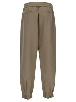 Alexander McQueen Cotton Cargo Pants With Elastic Waistband