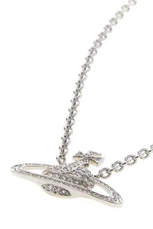 VIVIENNE WESTWOOD Orb & Cross Pendant Necklace