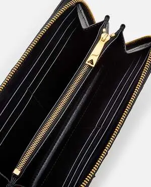 Bottega Veneta Intreccio Zip Around Wallet