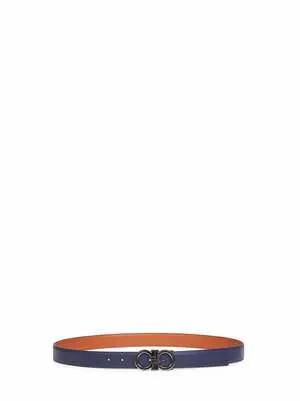 FERRAGAMO Two-tone Gancini Reversible Belt