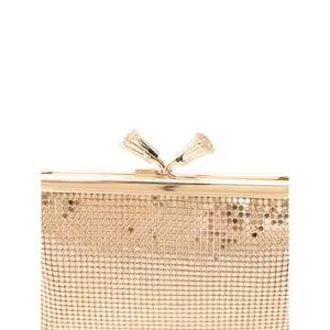 ANYA HINDMARCH Metal Mesh Clutch With Chain Strap