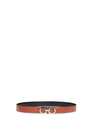 FERRAGAMO Two-tone Gancini Reversible Belt - Multicolor
