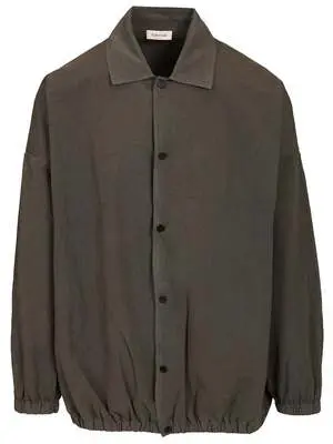 Fear Of God Cotton Poplin Windbreaker With Back Print