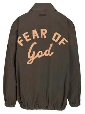 Fear Of God Cotton Poplin Windbreaker With Back Print
