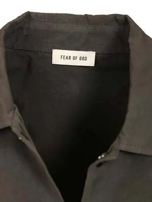 Fear Of God Cotton Poplin Windbreaker With Back Print