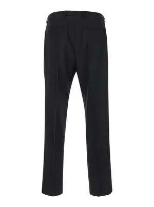 Gucci Tailored Wool Pants With Tonal Logo - Multicolor