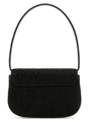 DIESEL® Leather 1dr Shoulder Bag - Black