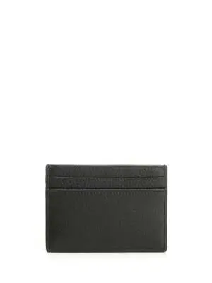 Saint Laurent Tiny Cassandre Card Holder - Black